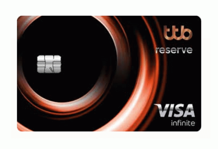 บัตรเครดิต ทีทีบี รีเซิร์ฟ อินฟินิท (ttb reserve infinite Credit Card ...