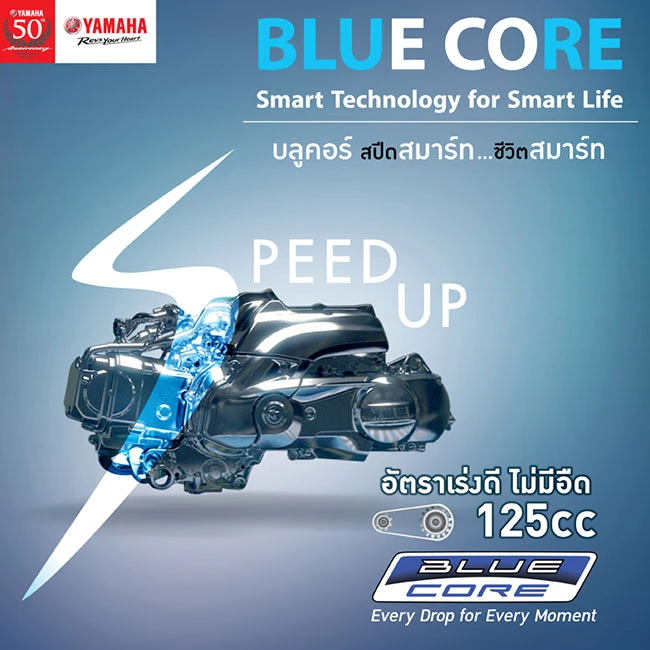 "Blue Core" เครื่องยนต์อัจฉริยะใหม่ เทคโนโลยีล่าสุดจากยามาฮ่า | เช็ค ...