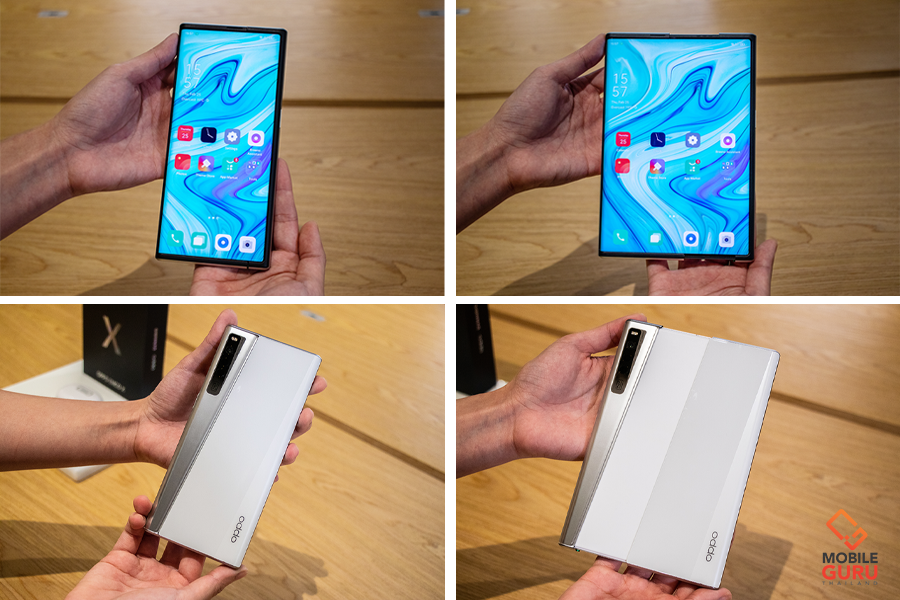 สัมผัส OPPO X 2021 Rollable Concept Handset สมาร์ทโฟนจอยืดขยาย และหูฟัง ...