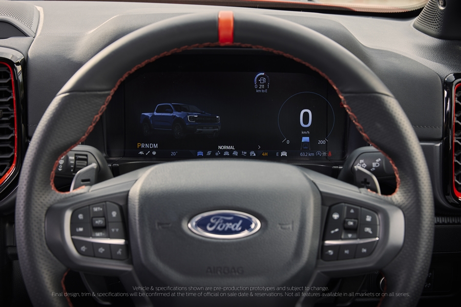 Ford Ranger Raptor เจเนอเรชันใหม่ เผยโฉมแล้วกับเครื่องยนต์เบนซิน 3.0 ...