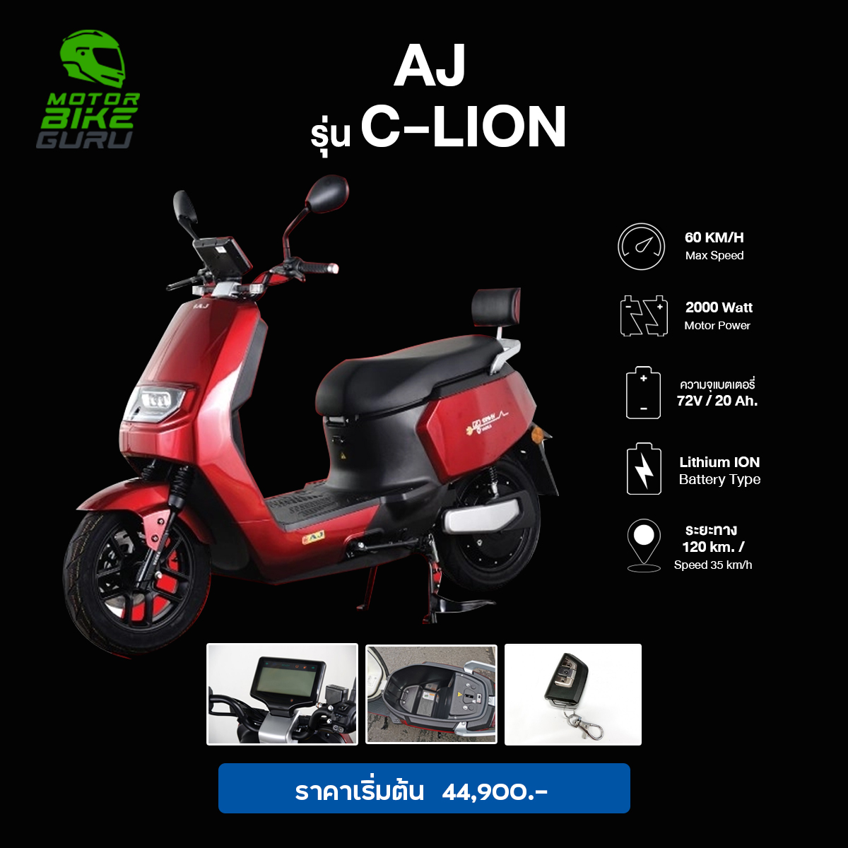 แนะนำ 6 มอเตอร์ไซค์ไฟฟ้าน่าใช้ (ในยุคน้ำมันแพง) | เช็คราคา.คอม