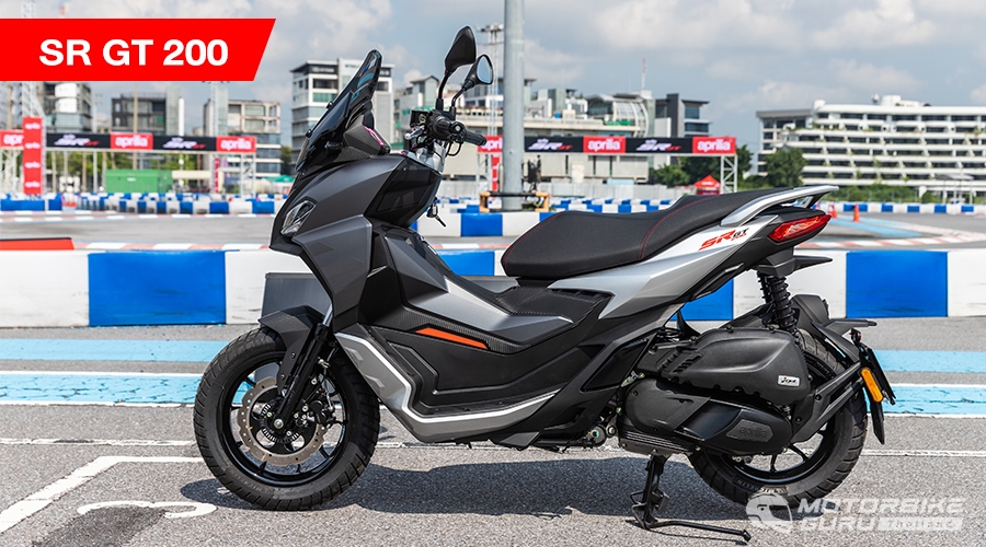 พรีวิว Aprilia SR GT 200 สกู๊ตเตอร์พรีเมี่ยม DNA อิตาลี ยิ่งขี่ ยิ่งมัน ...