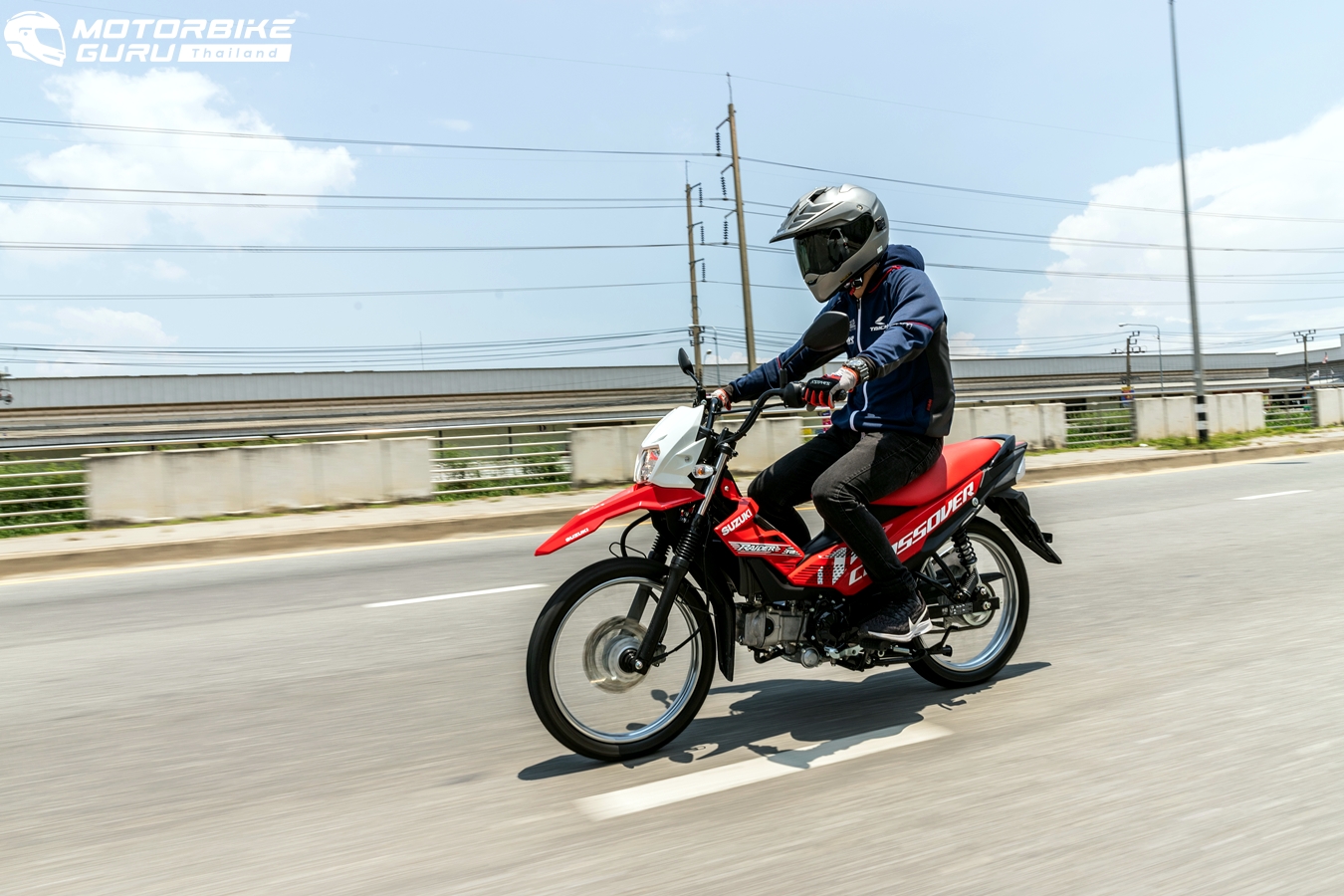Suzuki Raider J Crossover ใหม่ ดูอัลสปอร์ตอันเดอร์โบน แปลกใหม่และท้าทาย ...