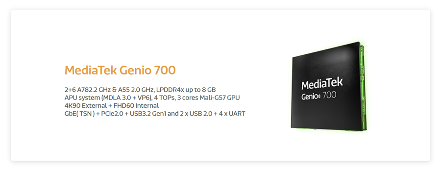 MediaTek เปิดตัวชิปเซ็ต Genio 700 แพลตฟอร์ม IoT สำหรับผลิตภัณฑ์อุตสาหกรรมและสมาร์ทโฮม | เช็คราคา.คอม