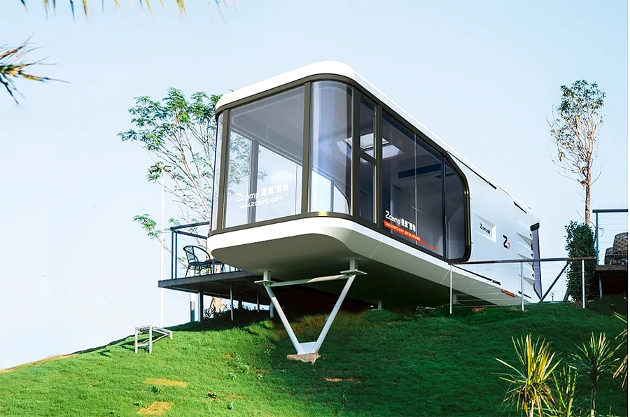 บ้านแคปซูล EARTH POD ดีไซน์ทันสมัย ติดตั้งง่าย ครบทุกฟังก์ชันในหลัง ...