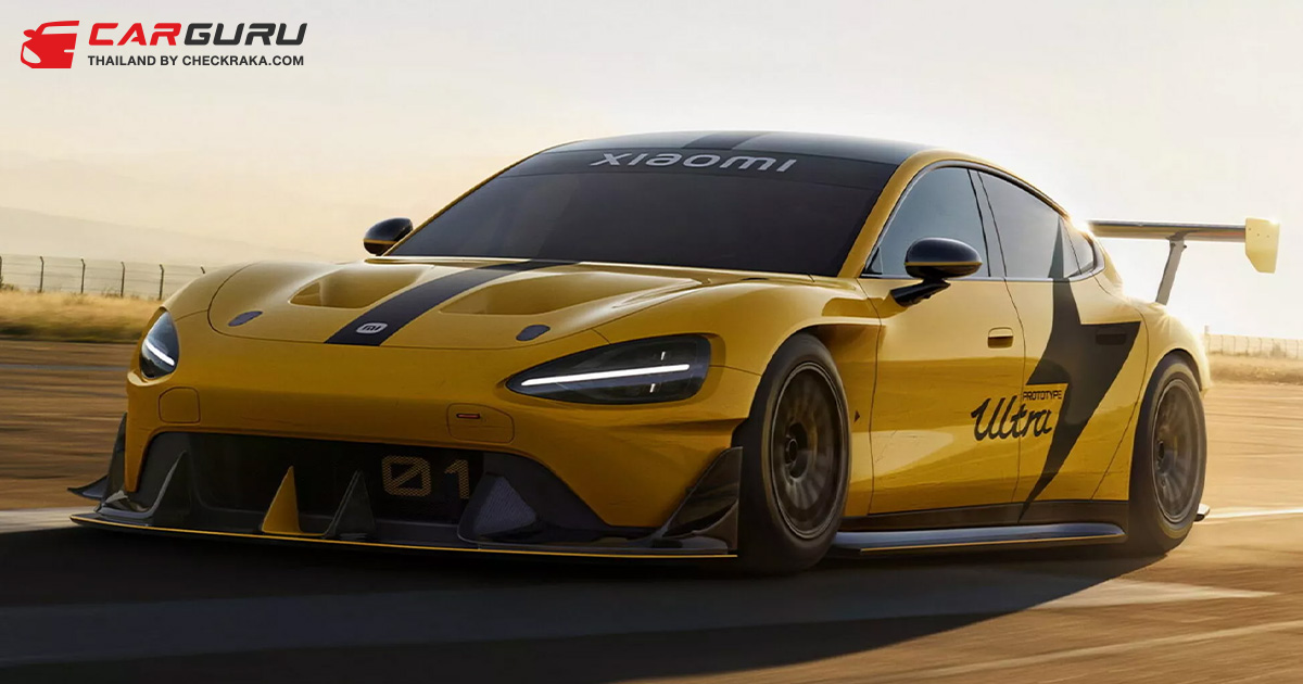 Xiaomi SU7 Ultra เตรียมทุบสถิติ Porsche Taycan ด้วยกำลัง 1,500 แรงม้า ...