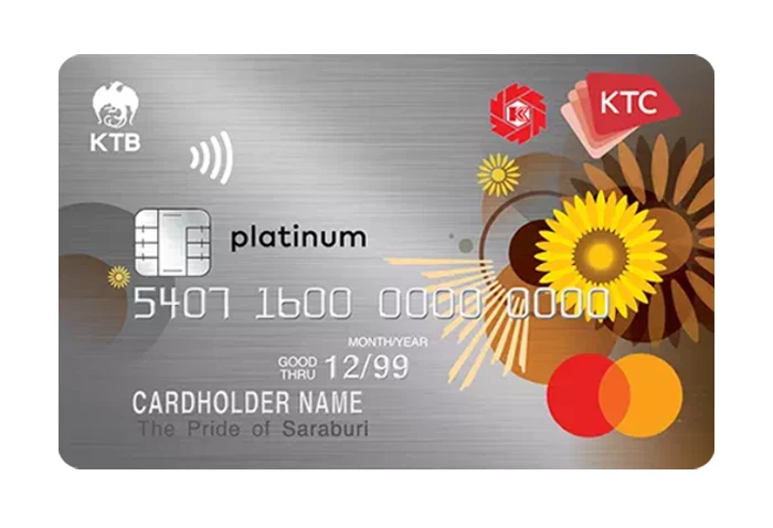บัตรเครดิต KTC - TAWEEKIT COMPLEX PLATINUM MASTERCARD-บัตรกรุงไทย (KTC ...