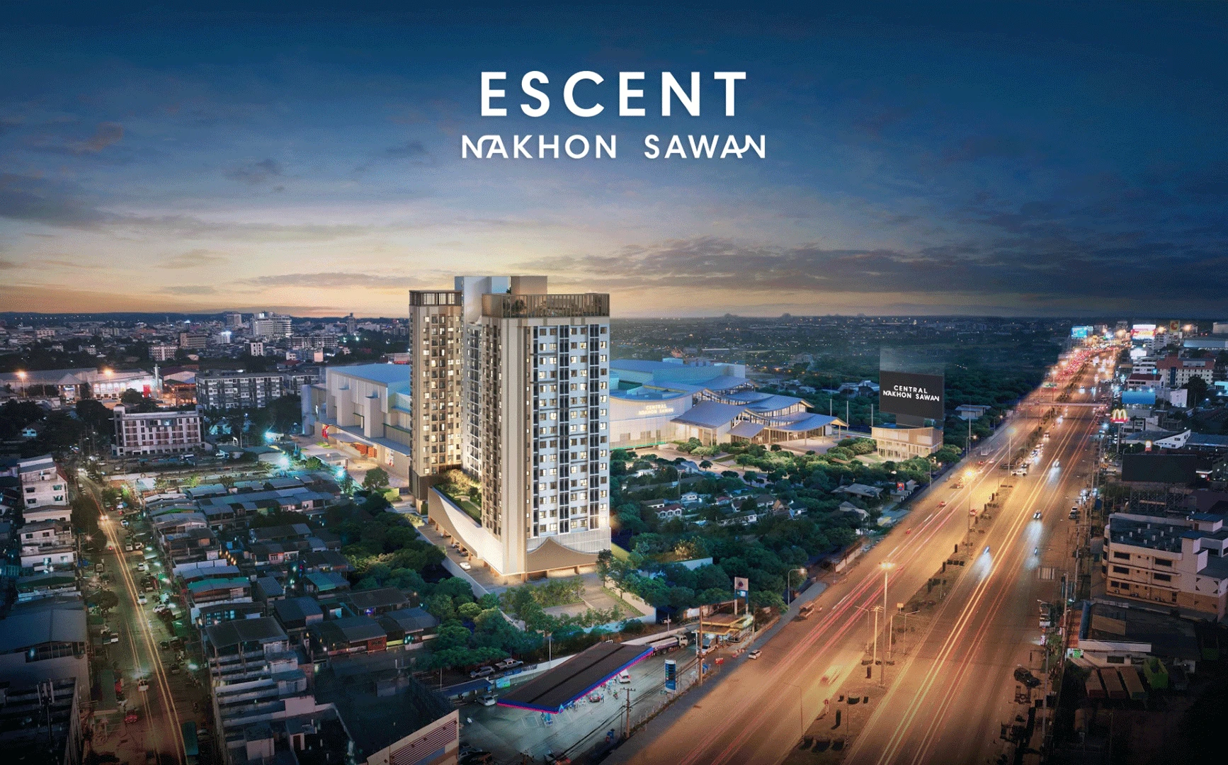 เอสเซ็นท์ นครสวรรค์ (Escent Nakhon Sawan) ราคา เริ่มต้น 1.95 ลบ. | เช็คราคา.คอม