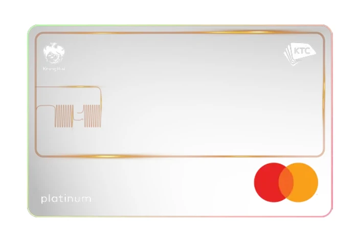 บัตรเครดิต KTC - KTC Digital Platinum Mastercard-บัตรกรุงไทย (KTC) ราคา รายได้ขั้นต่ำ : ตั้งแต่ ...