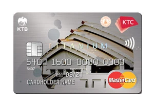 บัตรเครดิต KTC - KHON KAEN UNIVERSITY ALUMNI TITANIUM MASTERCARD-บัตร ...