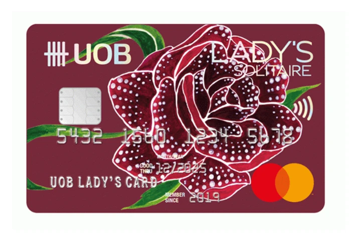 บัตรเครดิต ยูโอบี เลดี้ โซลิแทร์ (UOB Lady's Solitaire Credit Card ...
