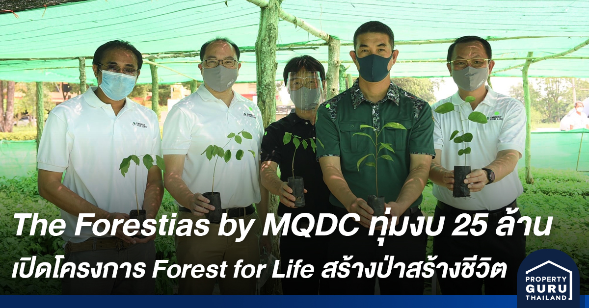 The Forestias by MQDC ทุ่มงบ 25 ล้าน เปิดโครงการ Forest for Life สร้าง ...