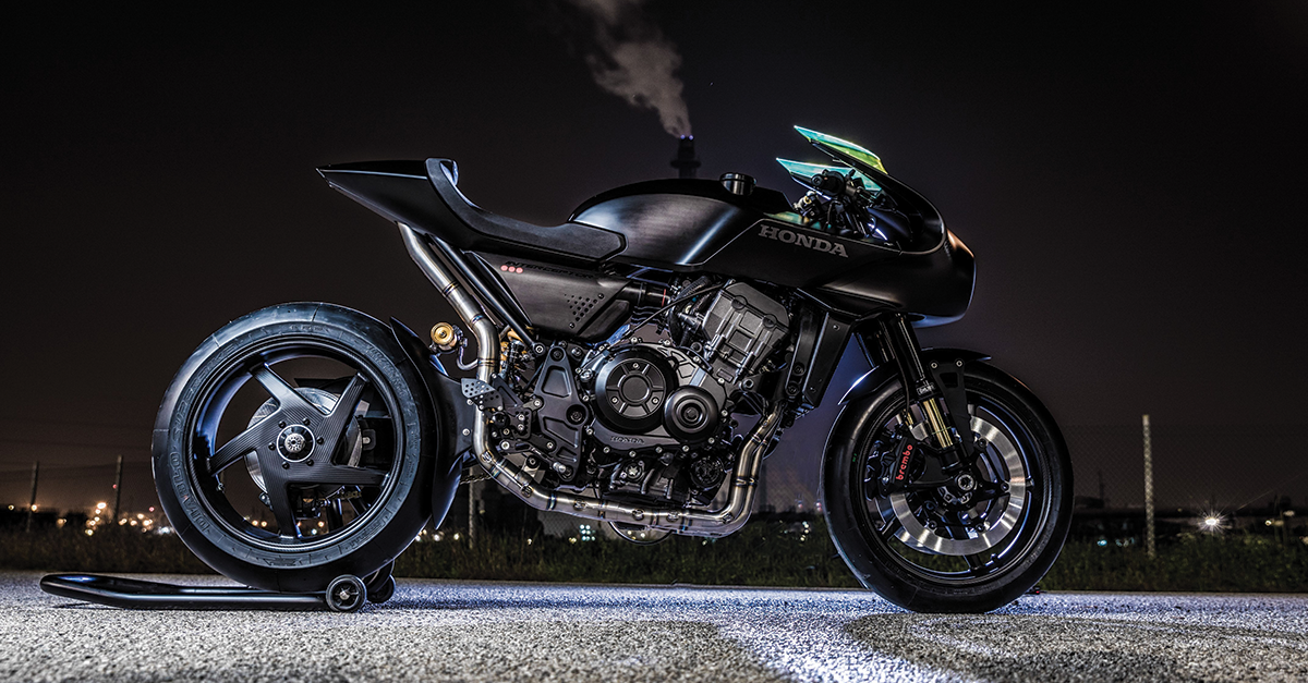 คอนเซ็ปต์ไบค์ Honda CB4 Interceptor คาเฟ่เรเซอร์แห่งอนาคต | เช็คราคา.คอม