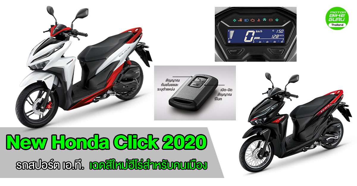 New Honda Click Series รถสปอร์ต เอ.ที. เฉดสีใหม่ฮีโร่สำหรับคนเมือง ...