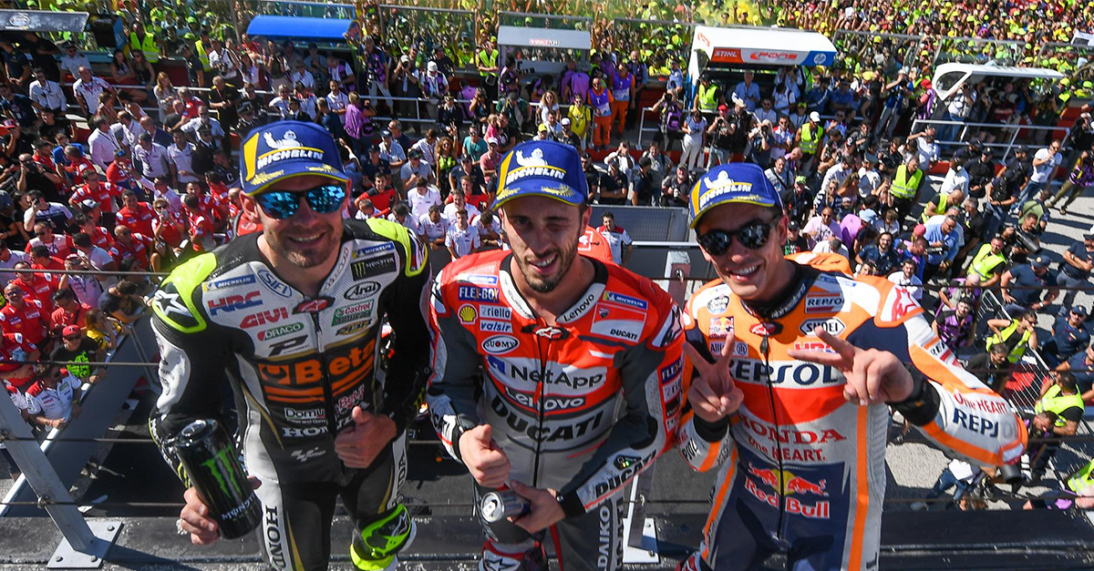 Ducati ฉลองหลัง Dovi คว้าแชมป์ที่ SanMarino ส่วน Lorenzo พลาดล้มอดแต้ม ...